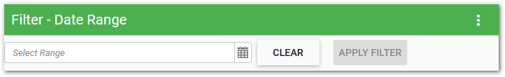 Filter Date Range Widget